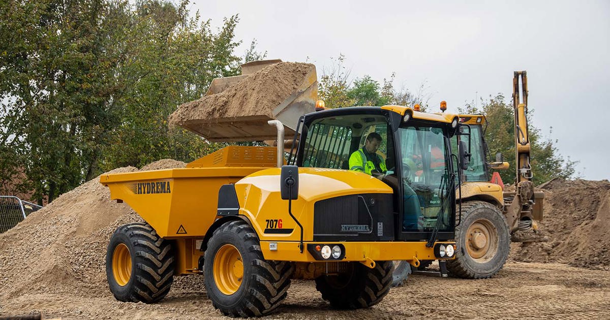 Hydrema 707G-series: Powerful & Versatile 7-ton Dump Trucks