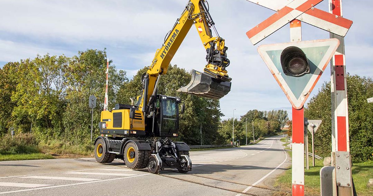 Hydrema MX17G Rail: The Ultimate Rail Excavator for Rail Work