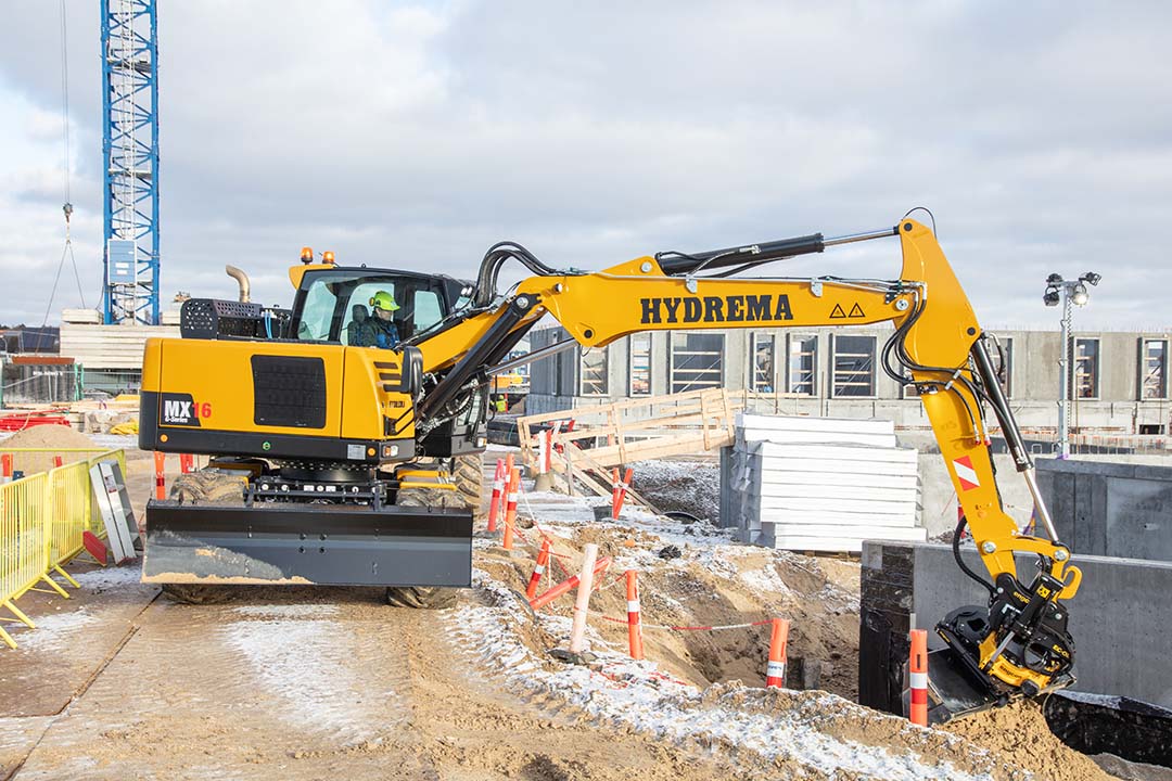 MX16G from Hydrema: Powerful and Precise Wheeled Excavator