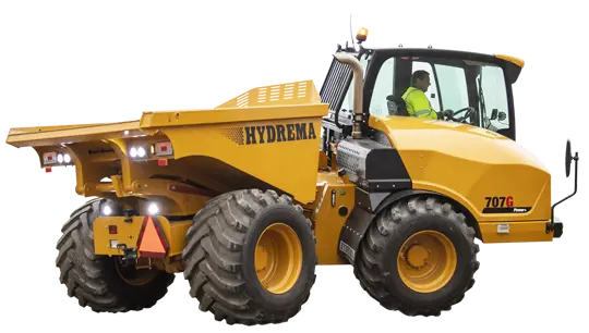 Hydrema 707G-series: Powerful & Versatile 7-ton Dump Trucks