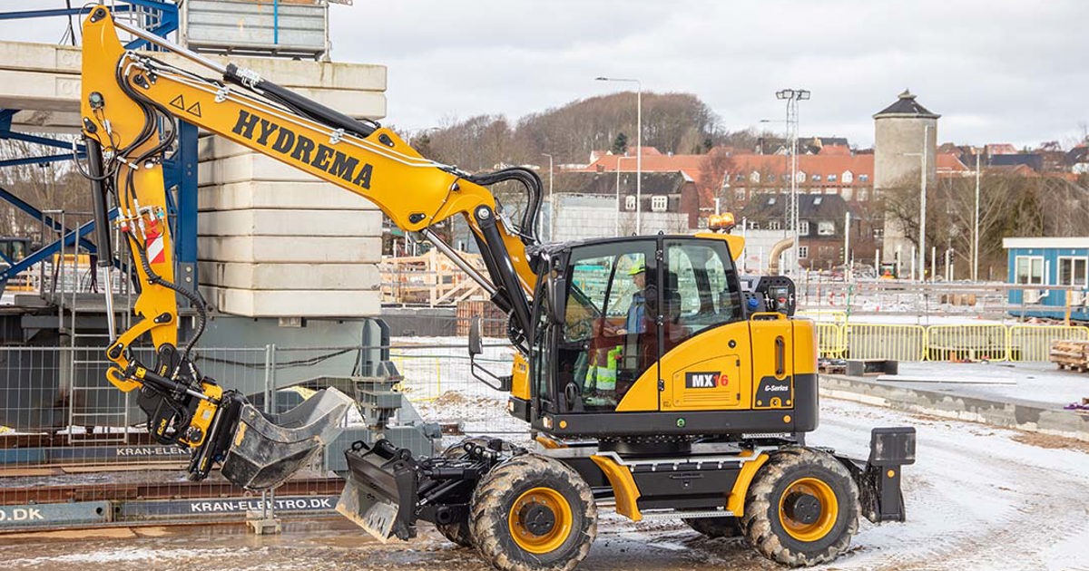 MX16G from Hydrema: Powerful and Precise Wheeled Excavator