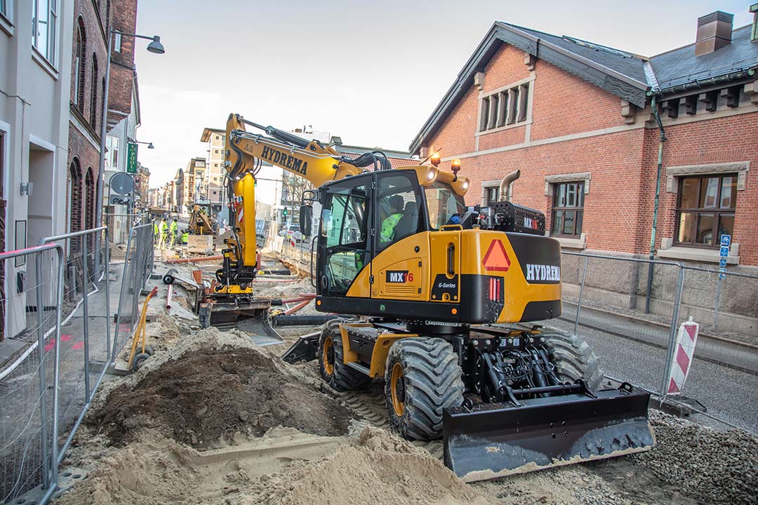 MX16G from Hydrema: Powerful and Precise Wheeled Excavator