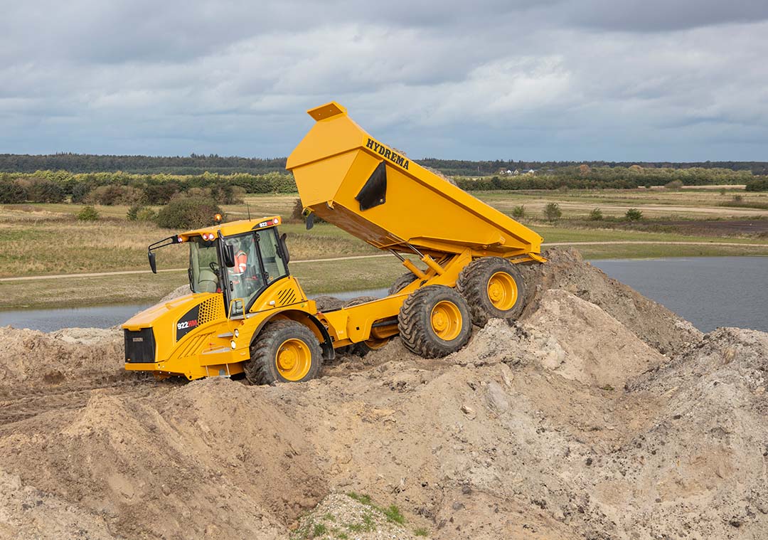 Hydrema 922HM: 20 tonne Low-Impact Dump Truck