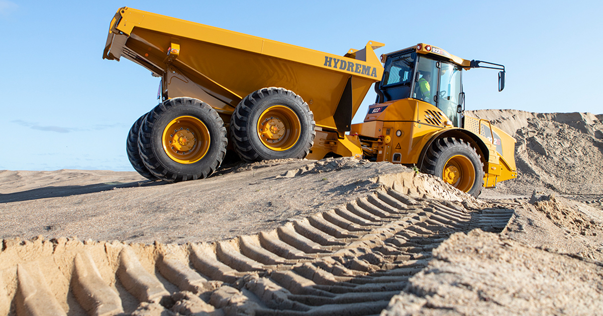 Hydrema 922G series: Powerful & Versatile 20 ton Dump Trucks